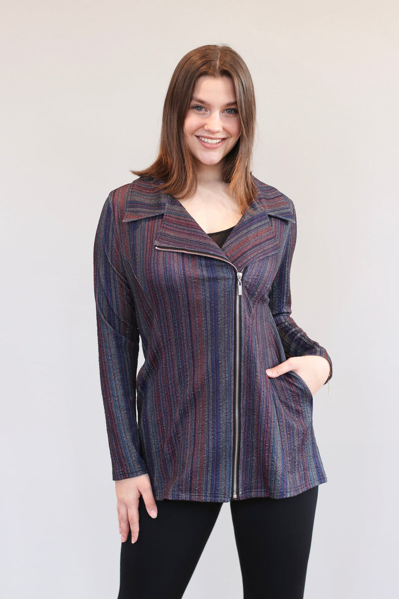 Mod Jacket - Sierra Stripe – Laura Hlavac