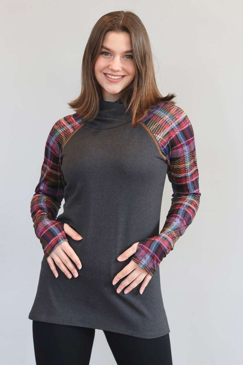 Yoga Hoodie - Viking Plaid – Laura Hlavac